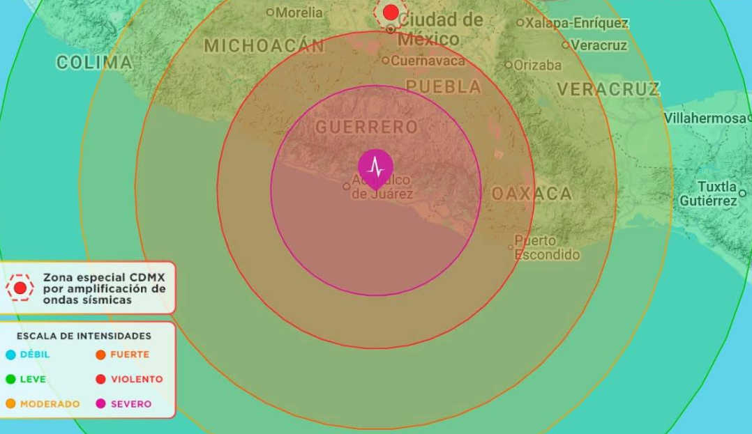 Sismo de magnitud 6.5 en Guerrero hoy 2 de enero de 2026 se percibe en ...